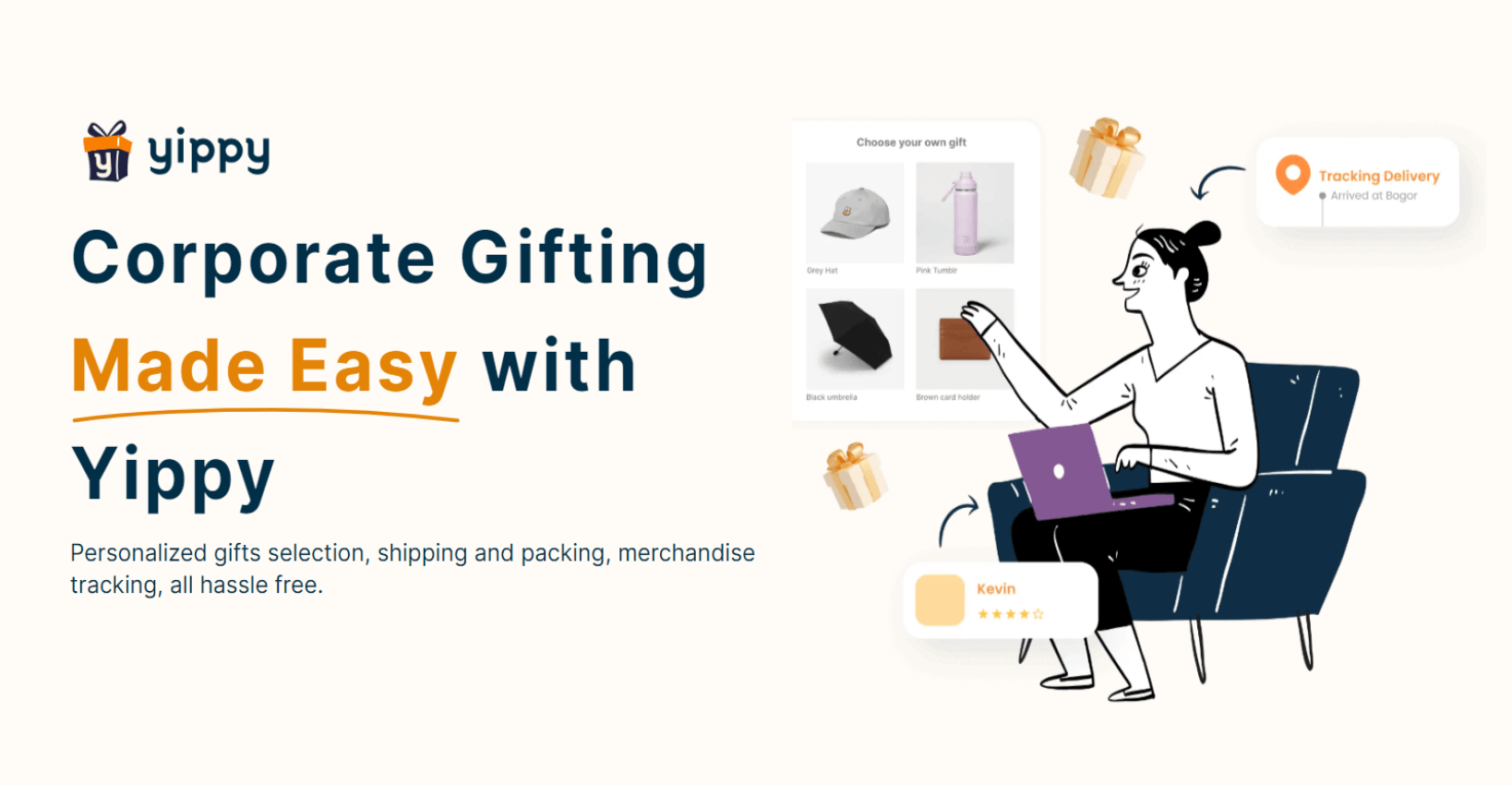 Corporate Gifting Platform Yippy